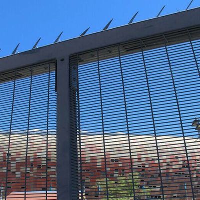 Prison Highway Anti Climb Security Fencing 358 Wire Mesh 76.2x12.7mm ...