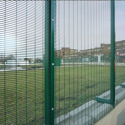1.8*2.4m High Security Anti-climb 358 Fence Powder Coated Clear Vu Fence