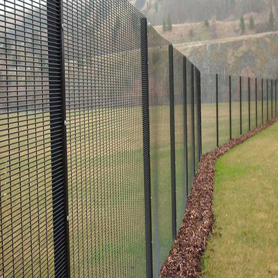 Prison Highway Anti Climb Security Fencing 358 Wire Mesh 76.2x12.7mm ...