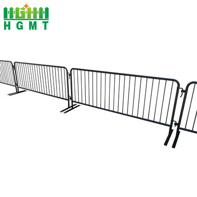 H1.5m Metal Crowd Control Barriers Powder Coated Steel Pedestrian Barriers