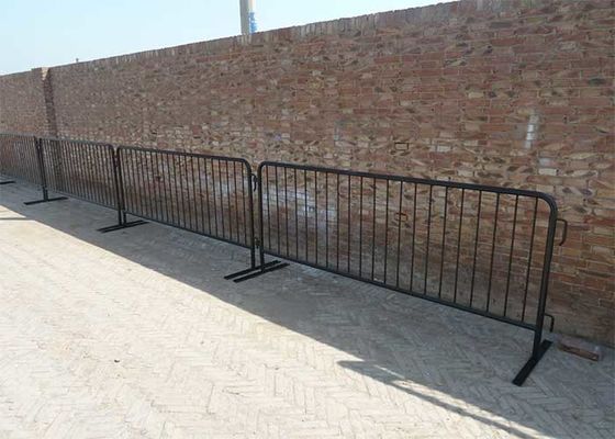 Wide 2500m Metal Crowd Control Barriers Retractable Pedestrian Barriers