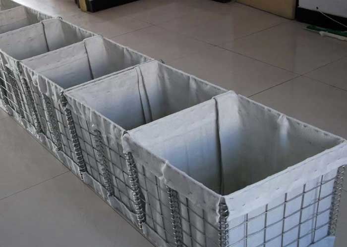 100*100mm Galvanized HESCO Baskets Brown Hesco Bag