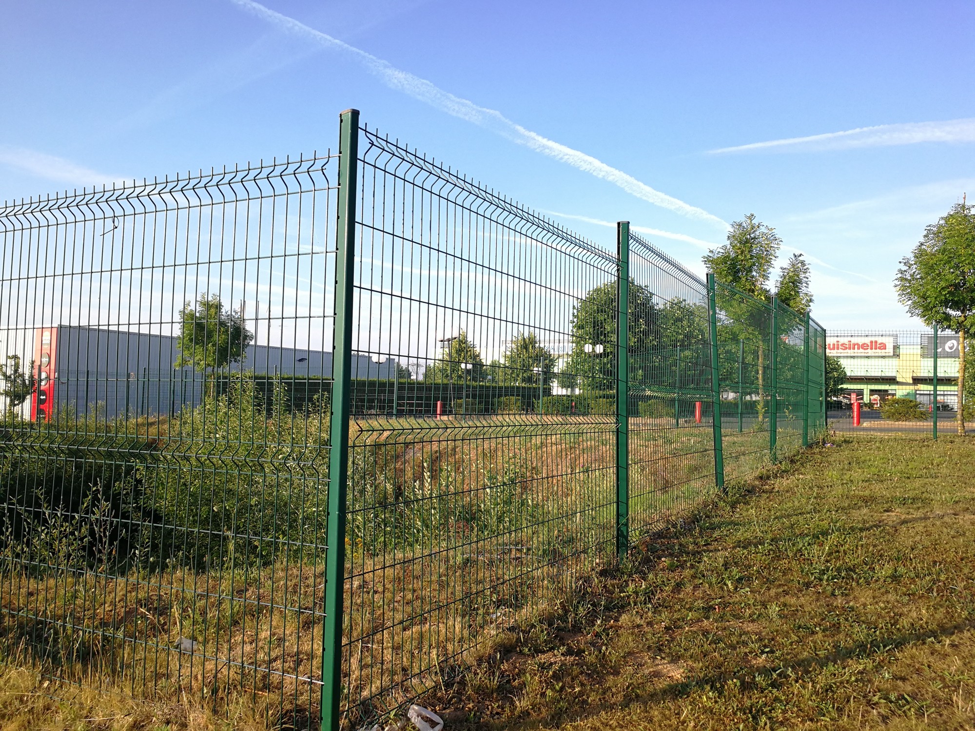 3d V Bending Curved Garden Farm Welded Wire Mesh Panel Fencing Metal PVC Coated