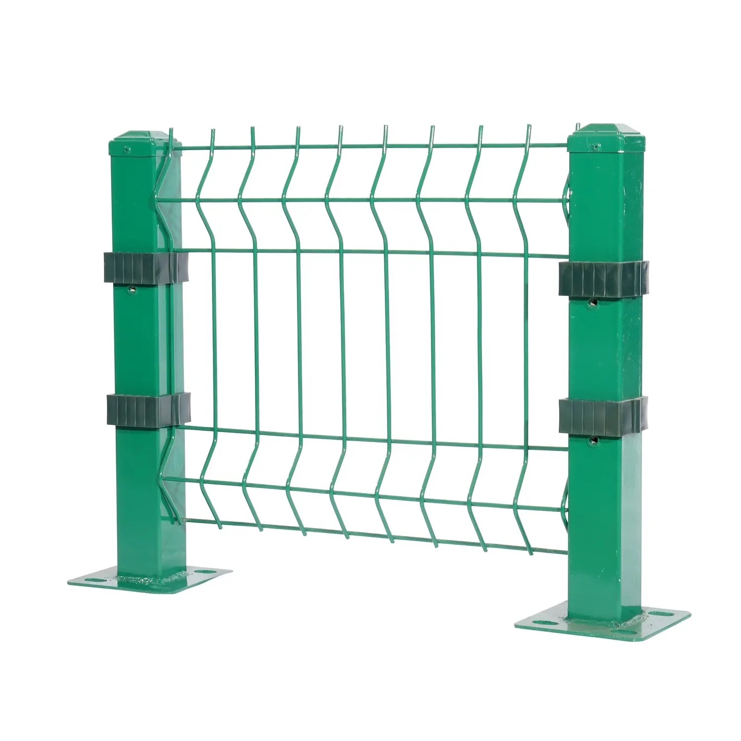 Easily Assembled Customized Metal PVC Coated 3d V Bending Welded Wire Mesh Fence Panel Curved Fence