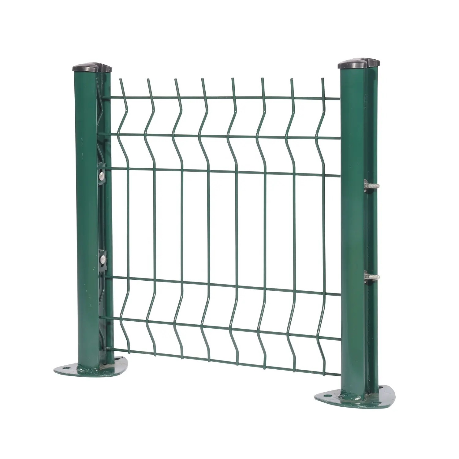 Easily Assembled Customized Metal PVC Coated 3d V Bending Welded Wire Mesh Fence Panel Curved Fence