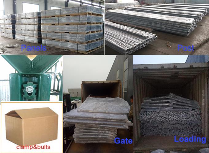 Small Opening Electric Galvanized 358 Mesh Fencing Y Arm Post