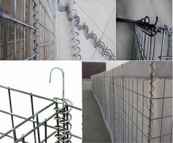 Galvanized Army HESCO Wall