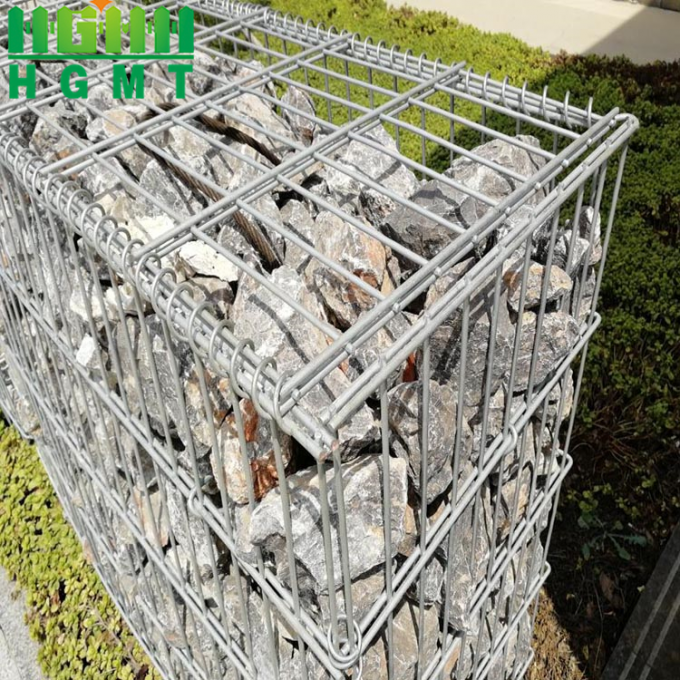 Galvanized Welded 1.8x0.5x2 Gabion Wire Mesh Box Retaining Wall River Bank