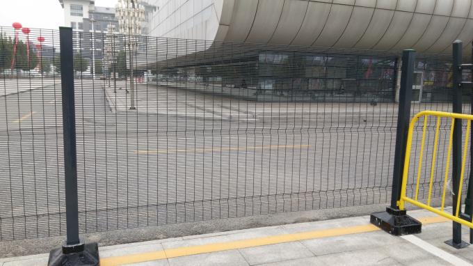 High Security Anti Climb 358 Mesh Fencing Powder Coated