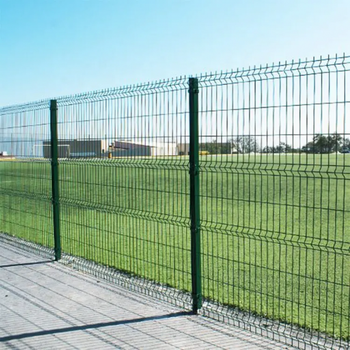 Garden Security Perimeter 3d Curved Fence Peach Shape Post Fencing Easy ...
