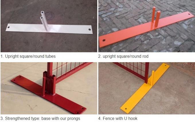 Powder Coated 8ft Welded Wire Fence 8ft*9.5ft Removable Fencing