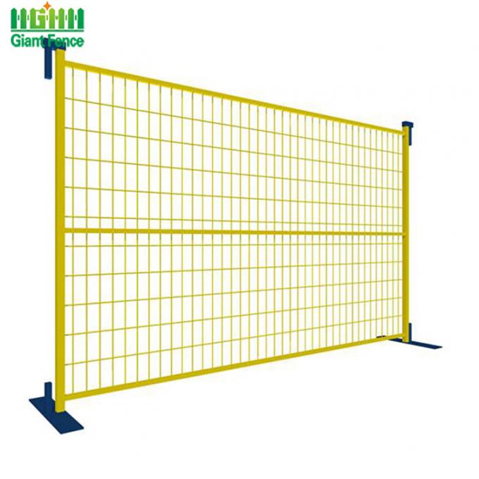 6'X9.5' Temporary Security Fence Perimeter Patrol Portable Security Fence