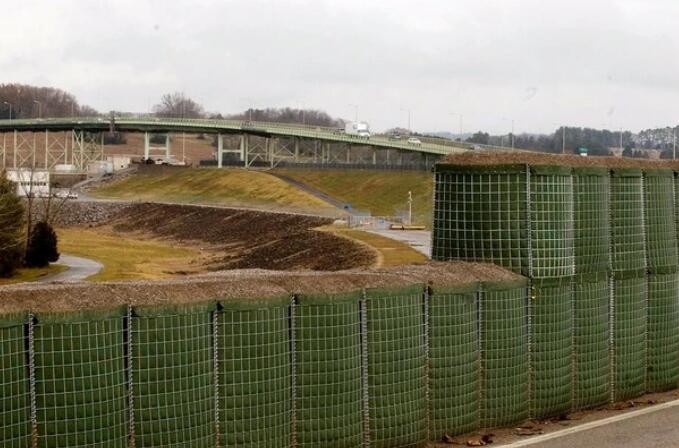 Steel HESCO Flood Barriers Mil 12B/12G Rectangle Hesco Containers