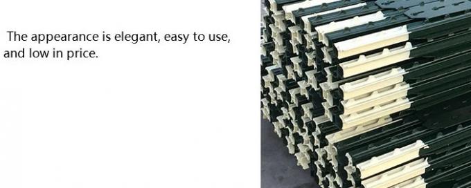 Galvanised T Bar Fence Post 1.25lb/Ft Studded T Post 6 Ft