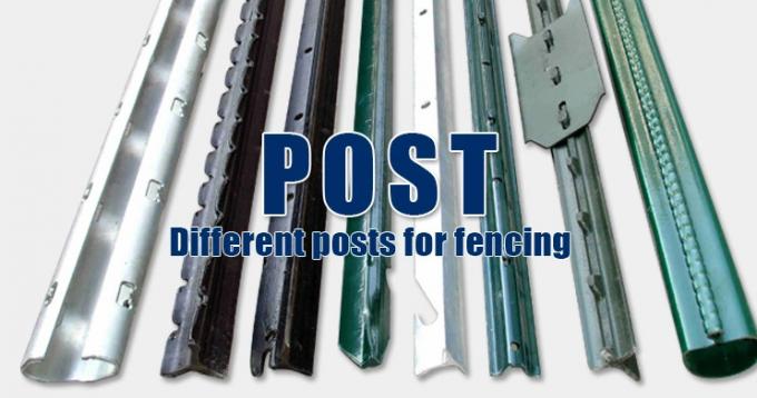 0.95lb/Ft Paint Green Metal T Posts Galvanized Finishing