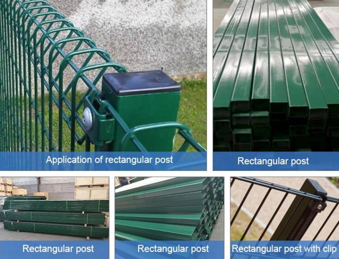 Hot Dip Galvanized 8 Ft Metal Gate Posts Iso14001