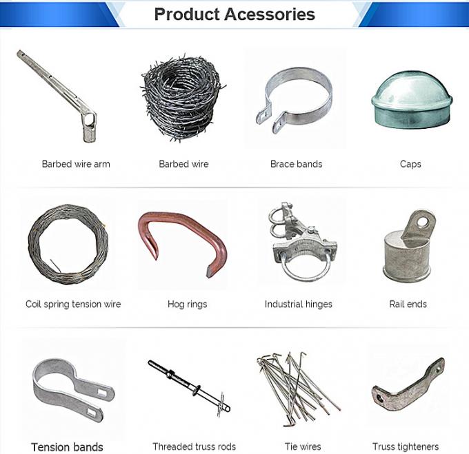 Height 2.5m Q195 Metal Chain Link Fencing Selvage Knuckled Edge